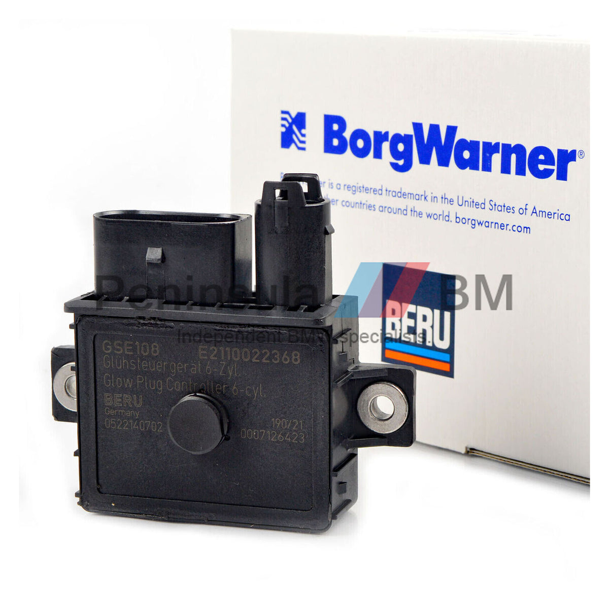 BMW Preheating Control Unit N57 BERU GSE108 12218591724 — Peninsula BM