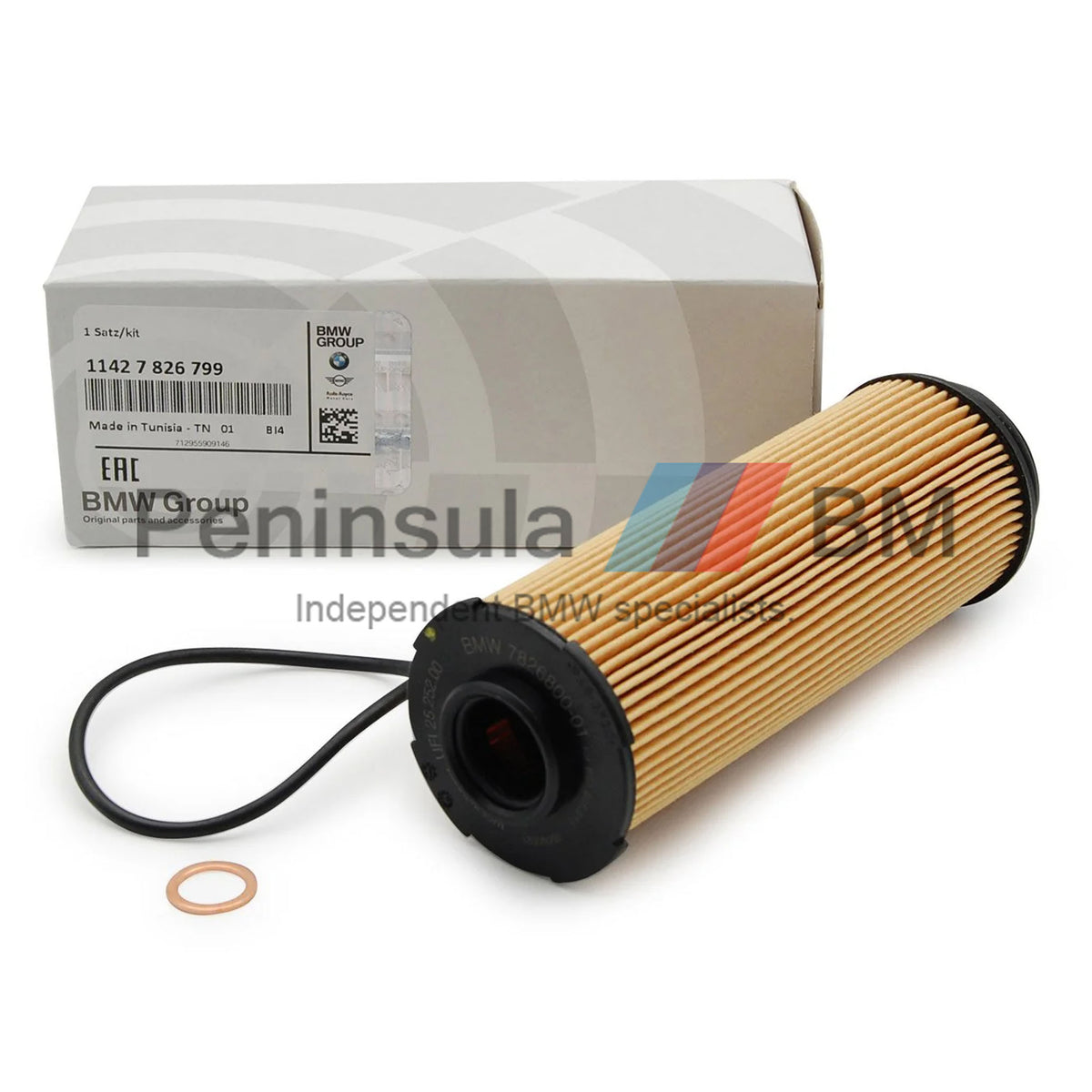BMW Oil Filter B57 B58 F20 F30 G30 G01 G02 Genuine 11428583898 1142782 ...