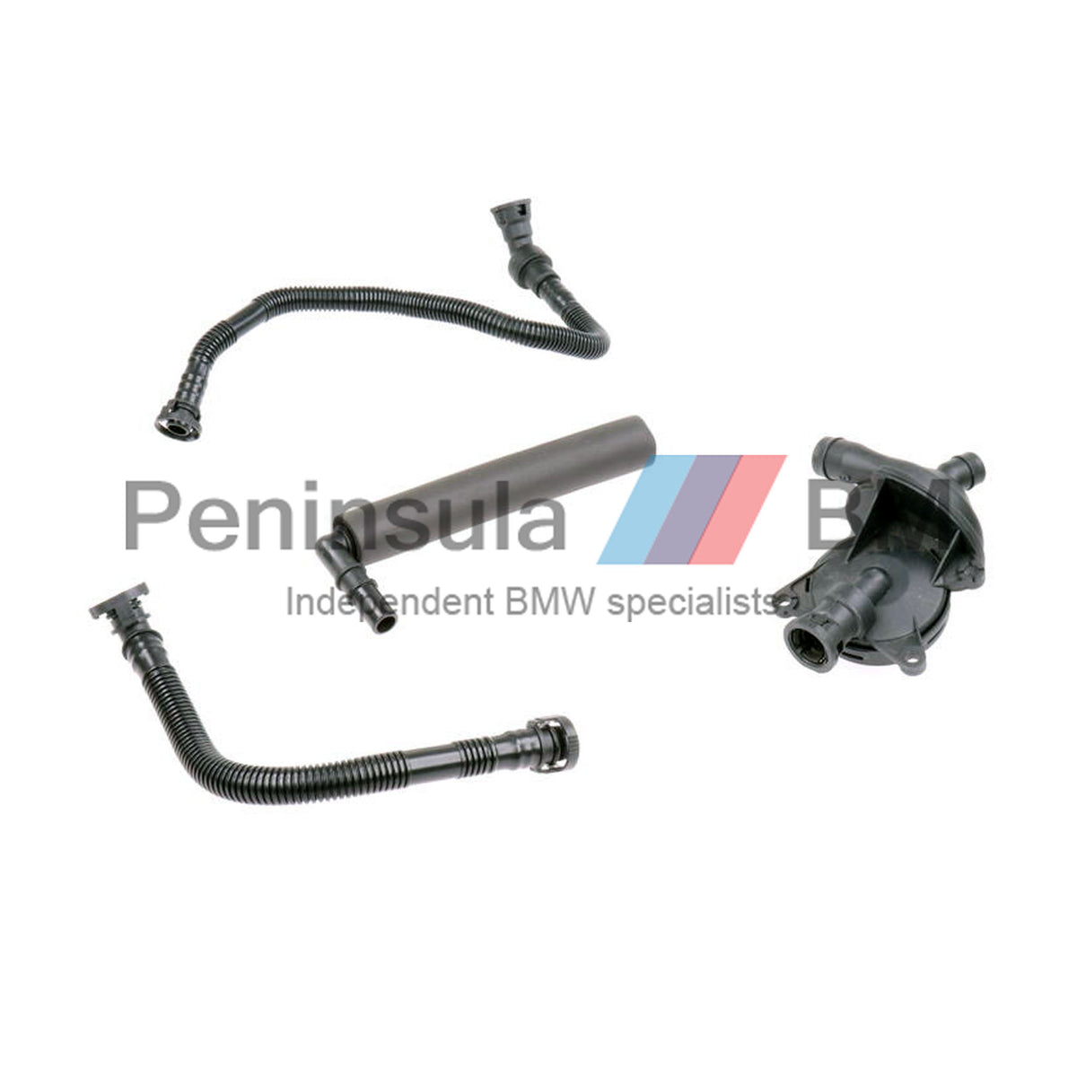 BMW PCV Valve Oil Separator & Hoses Kit E87 E46 E90 X3 Z4 VAICO 116175 ...