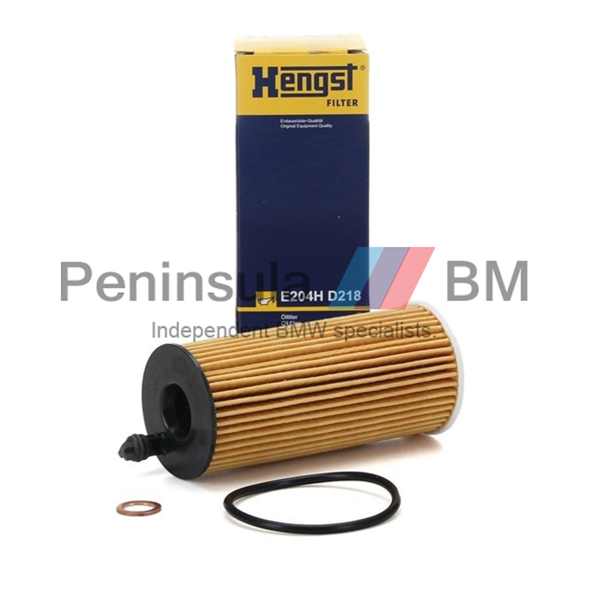 BMW Oil Filter N47N HENGST 11428507683 E204H D218 — Peninsula BM