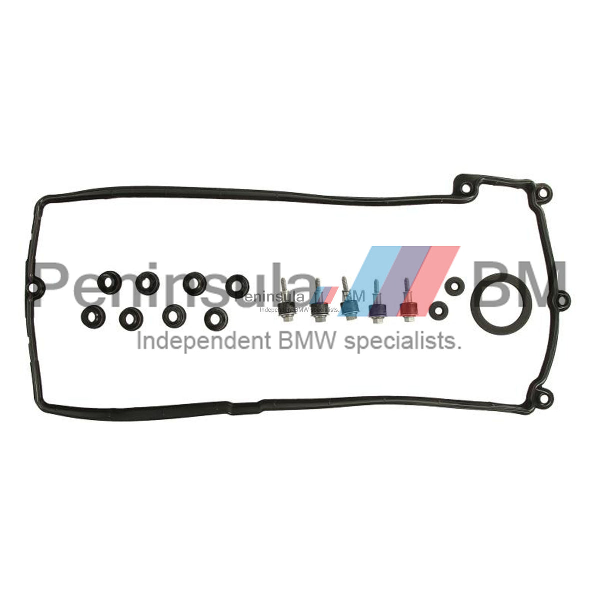 BMW Gasket Cylinder Head Cover Set Left Cylinder 5-8 N62 11127513195 ...