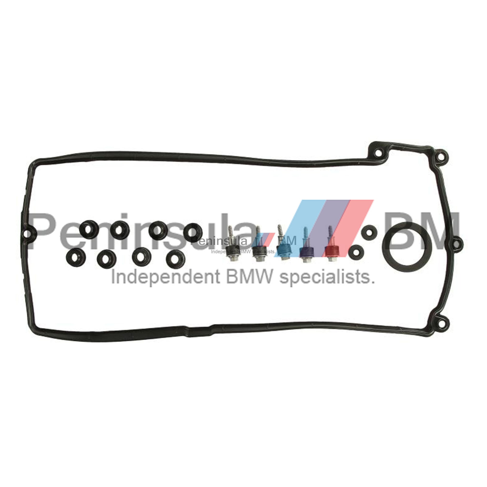 BMW Gasket Cylinder Head Cover Set Left Cylinder 5-8 N62 11127513195 ...
