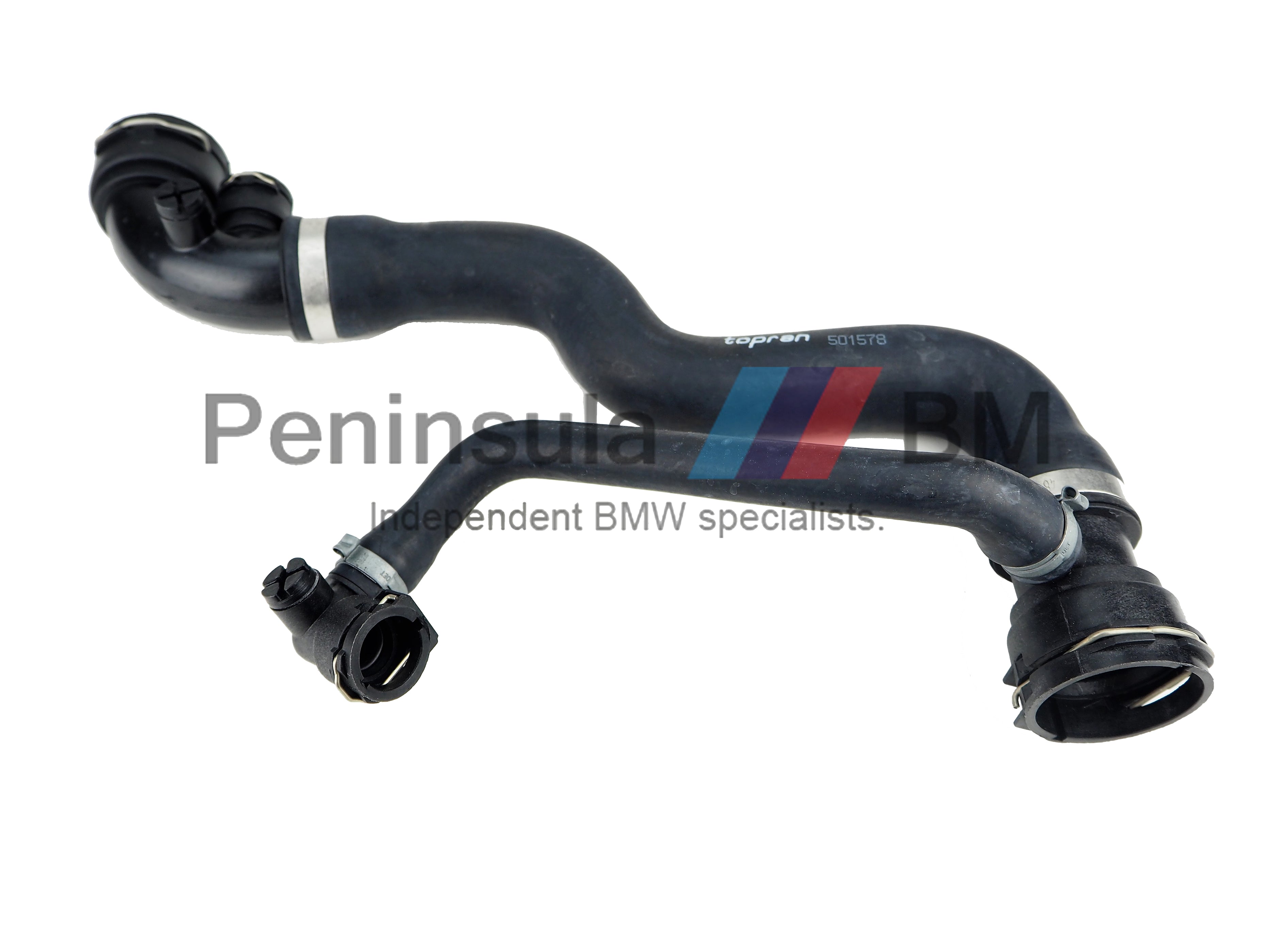 BMW Coolant Hose Radiator Upper E46 N42 N46 17127520668 - Peninsula BM