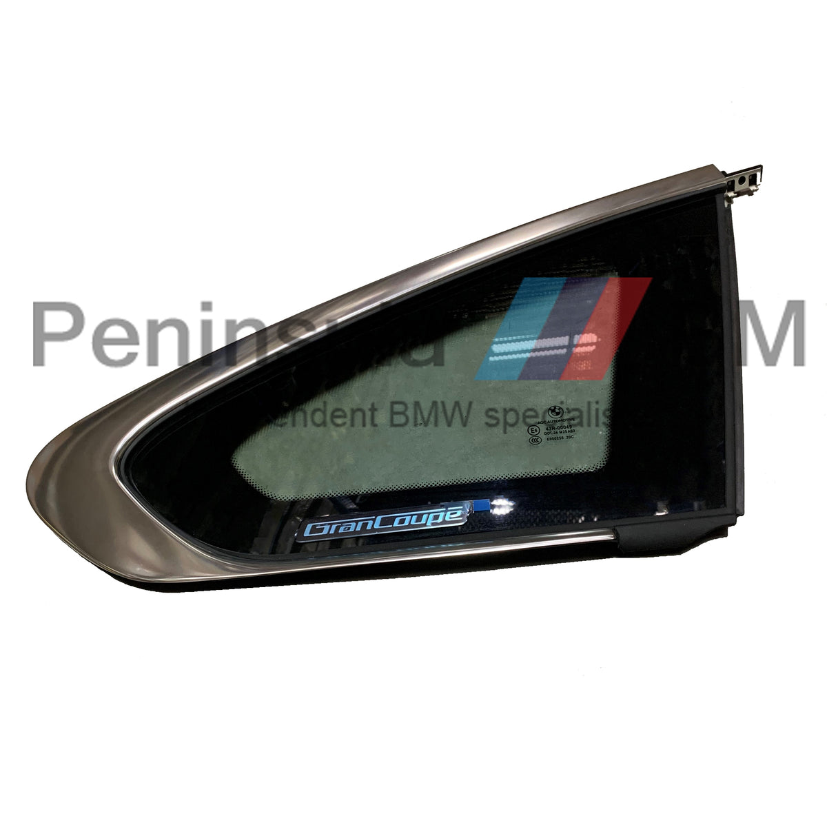 BMW Side Window Glass Rear Right Chrome F36 Genuine 51377412020 ...