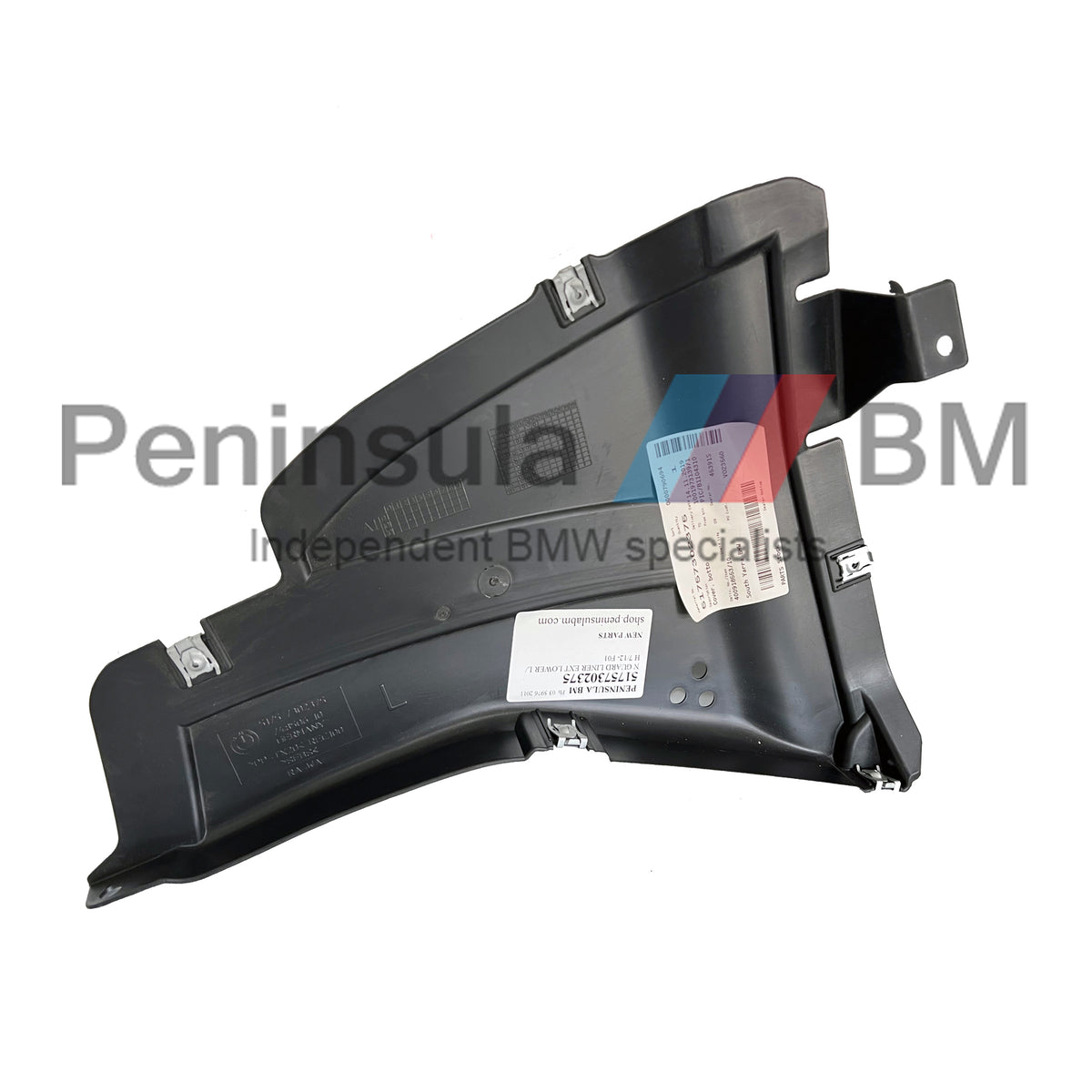 BMW Guard liner Ext Lower L/H F01 F02 Genuine 51757302375 — Peninsula BM
